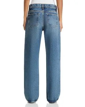 EB DENIM Mid Rise Baggy Jeans