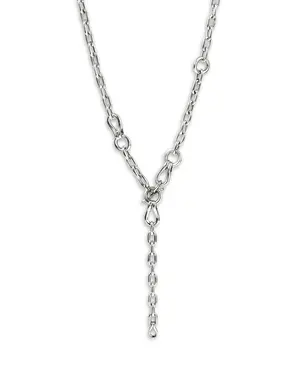 John Hardy Sterling Surf Link Lariat Necklace, 15-18