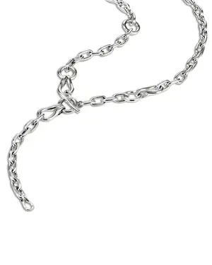 John Hardy Sterling Surf Link Lariat Necklace, 15-18