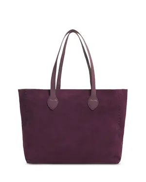 Stoney Clover Lane Henrietta Suede Tote - Fig