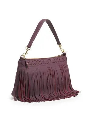 Stoney Clover Lane Brighton Fringed Leather Clutch