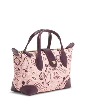 Stoney Clover Lane Paisley Quilted Canvas Pouchette Crossbody