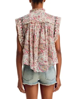 Isabel Marant Étoile Derrron Cotton Sleeveless Top