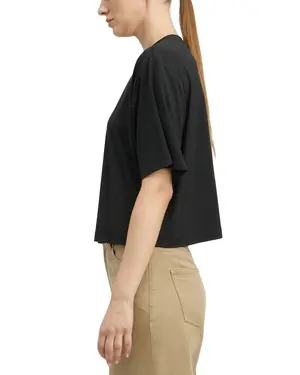 Derek Lam 10 Crosby Fran Drapey Jersey Tee