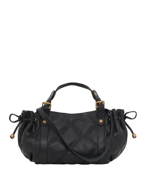 Gerard Darel 12h Matelasse Leather Top Handle Bag
