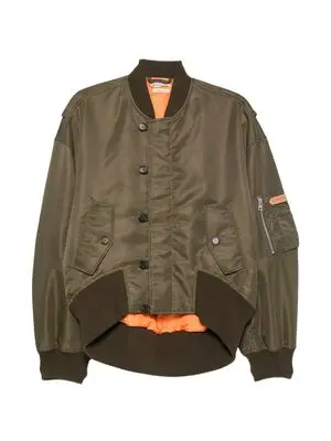 JW Anderson Nylon Oversized Bomber Jacket - Multicolor