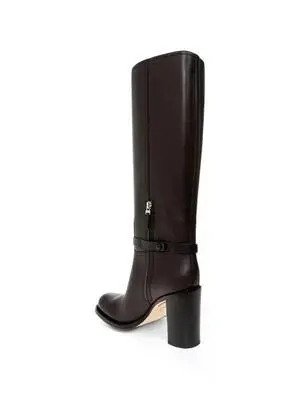 Fendi Dressage Dark Leather Boots