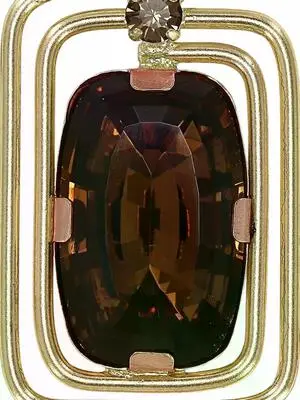 KONPLOTT To The Max Cushion-cut Crystal Drop Earrings