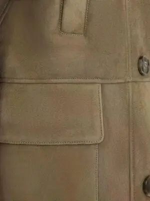 YVES SALOMON Double-breasted Shearling Coat