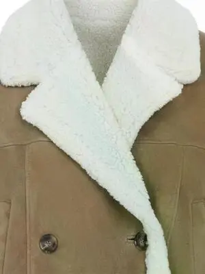YVES SALOMON Double-breasted Shearling Coat