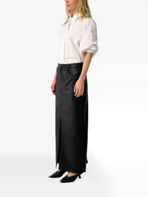 WEST 14TH Mercer Leather Maxi Skirt