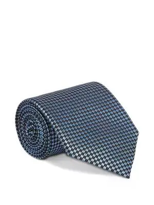 TOM FORD Textured Silk Tie Black