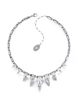 KONPLOTT Spikes And Pearls Necklace - Silver