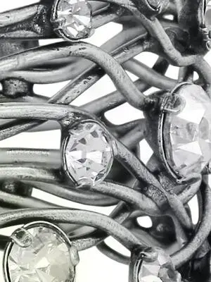 KONPLOTT Cages Crystal-embellished Bangle