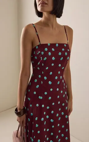 Rosie Assoulin Drop Me A Note Cotton Dress