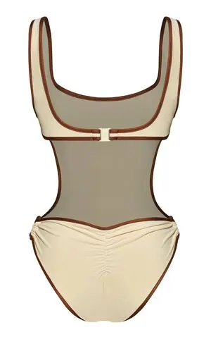 Johanna Ortiz Raiz Marina One-piece Jersey Swimsuit