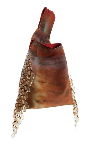 MÉLISSE The Aurore Knot Bag In Watercolor Jacquard
