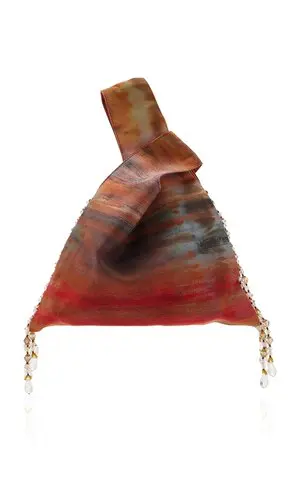 MÉLISSE The Aurore Knot Bag In Watercolor Jacquard