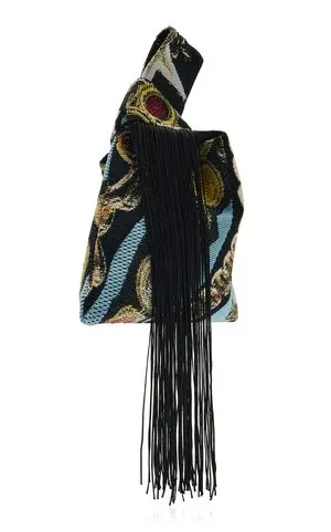 MÉLISSE The Jewel Knot Bag In Italian Brocade
