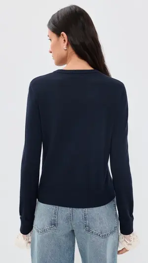 Sea Danielle Pearl Button Cardigan