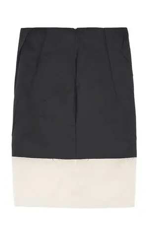 JIL SANDER Colorblocked Midi Skirt