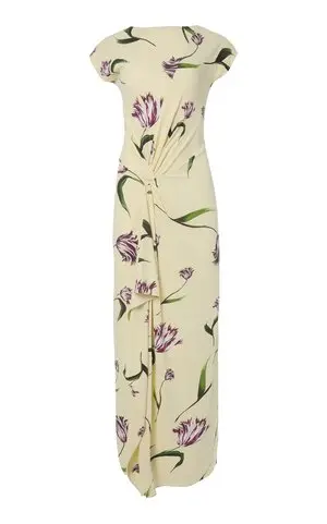 Monse Front Twist Jersey Maxi Dress - Multi
