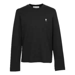 AMI Paris Long Sleeve T-shirt - Black