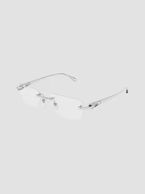 Cartier Motifs De Ct0662o Rimless Rectangular Optical Glasses
