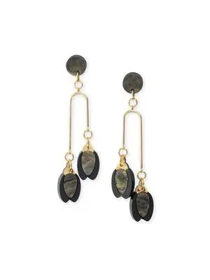 BY CHAVELLI Sampaguita Bud Dangly Earrings