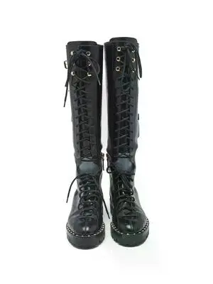 Valentino Garavani Soul Rockstud Lace-up Boots