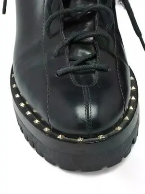 Valentino Garavani Soul Rockstud Lace-up Boots
