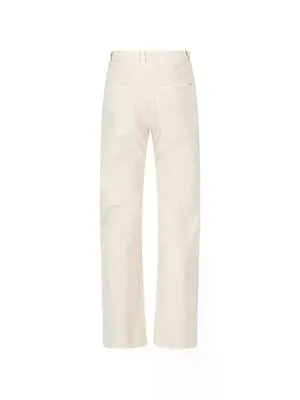 SLOWEAR Corduroy Straight-leg Trousers