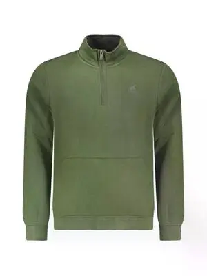 U.S. Grand Quarter-zip Logo-embroidered Sweatshirt Green