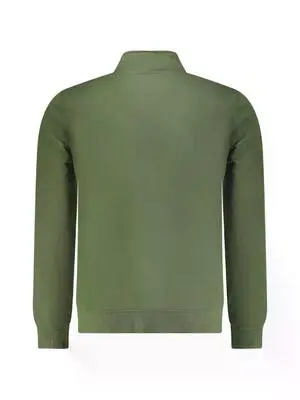 U.S. Grand Quarter-zip Logo-embroidered Sweatshirt - Green