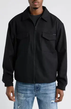 SANTO STUDIO Amalfi Wool Jacket - Black