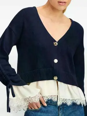 Cinq À Sept Atley Lace-trim Layered Cardigan