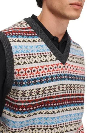Rag & Bone Fair Isle Wool Vest