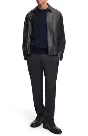 Rag & Bone 365 Merino Wool Crewneck Sweater - Navy