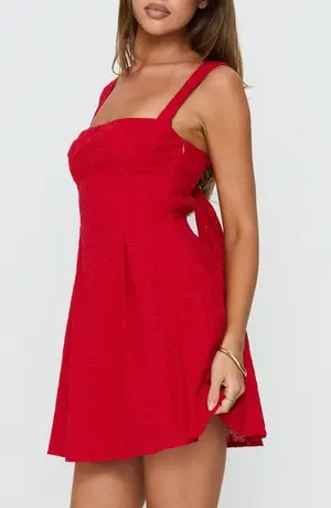 Princess Polly Xanthus Embroide Minidress