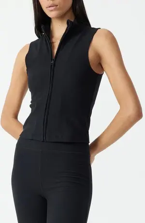 The Upside Divina Lizzy Zip Tank Top