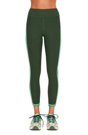 The Upside Rhythm Performance Midi Leggings - Green