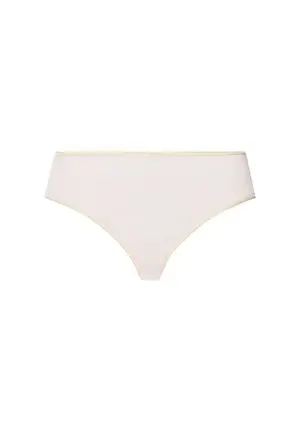 Hanro Cotton Seamless Cotton High Cut Full Brief - Honeydew