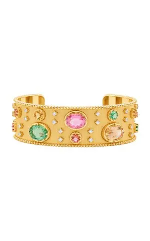Sylvia Toledano 18k Yellow Gold Byzance Cuff - Multi