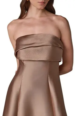Donna Karan New York Strapless Mikado Gown