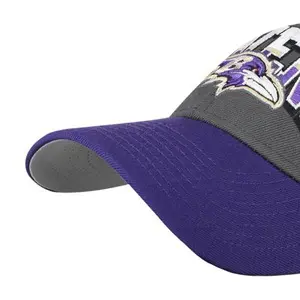 '47 Baltimore Ravens Split Block Mvp Adjustable Hat