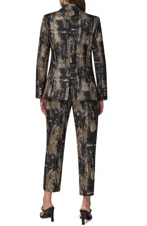Donna Karan New York Metallic Peak Lapel Blazer