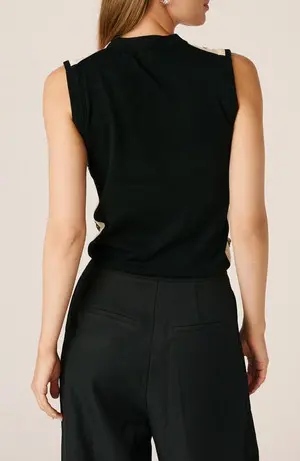 ALMA EN PENA Beaded Knitted Jumper