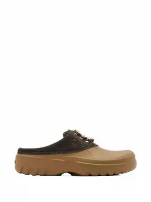 CROCS Axle Beaded Lace-up Mules - Neutrals