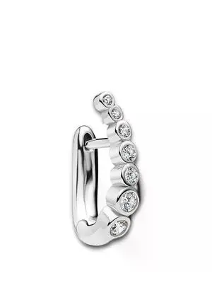 MARIA BLACK Arc Huggie Earring - Silver
