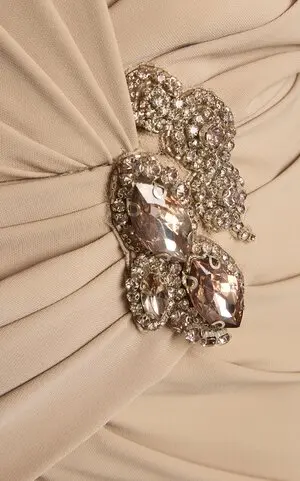Zuhair Murad Long-sleeved Wrap Maxi Dress